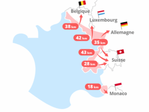 Une étude de l'INSEE analyse en détail les déplacements des travailleurs frontaliers aux ...